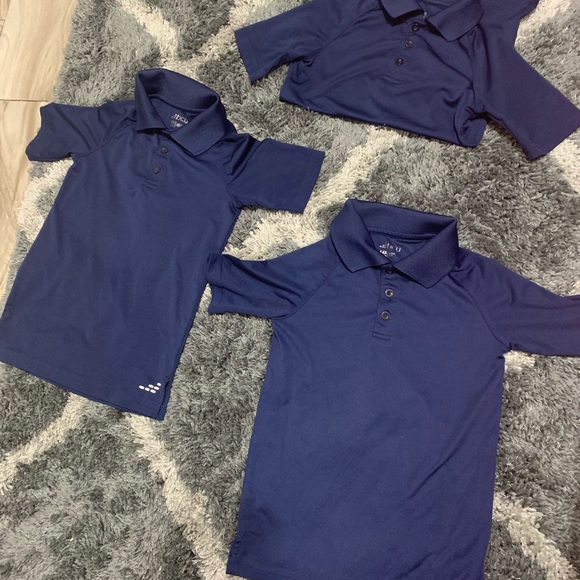 bcg | Shirts & Tops | Bcg Navy Blue Boy Uniform Shirt 45 Like New ...